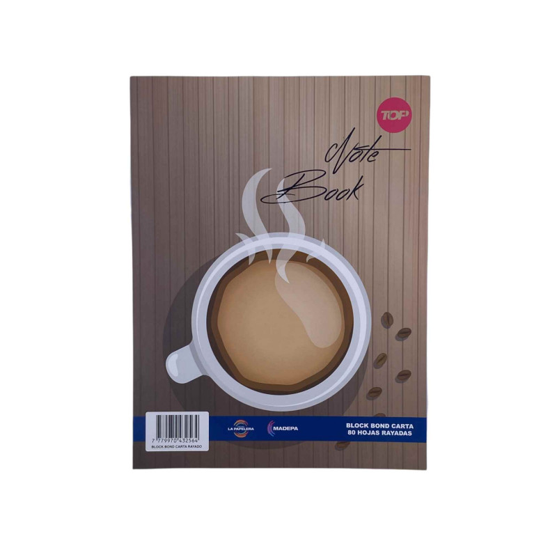 Block rayado TOP Carta 80 hojas