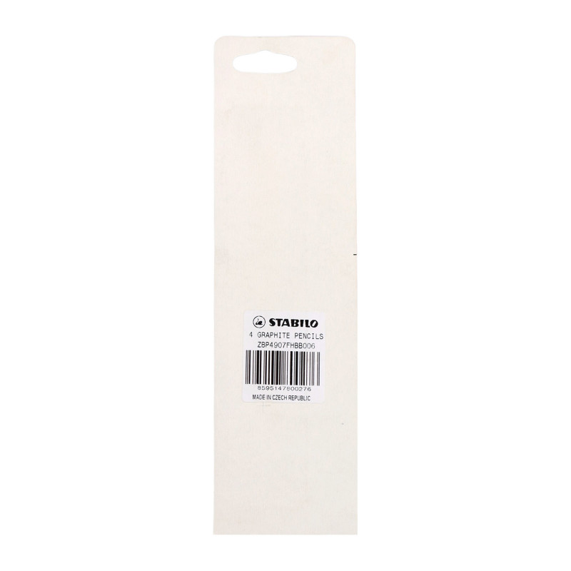 Caja x 4 Lápiz de grafito Stabilo Swano Flúo 4907