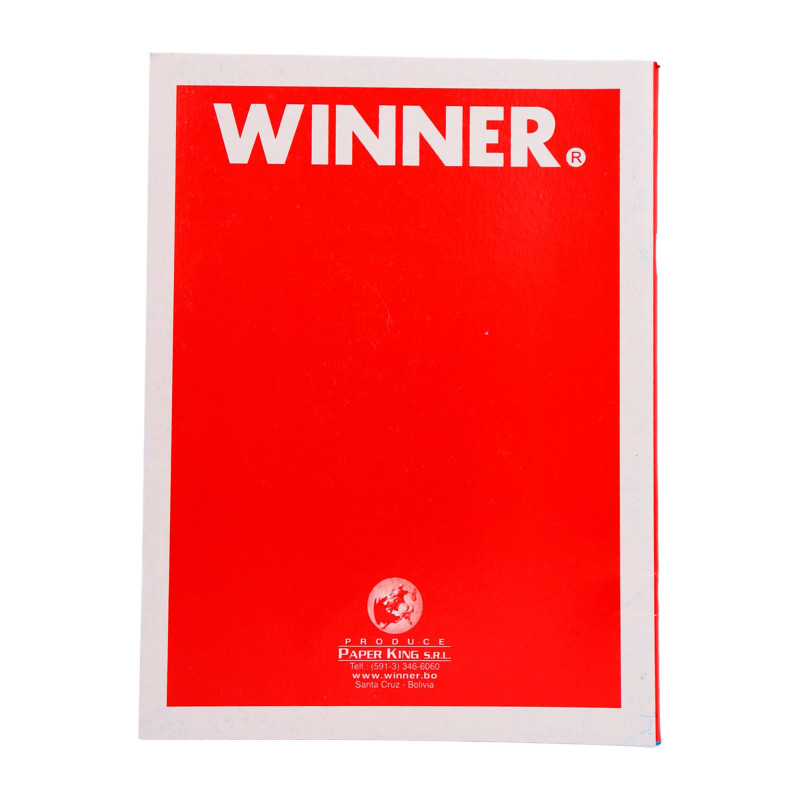 Cuaderno Winner medio oficio engrapado 50 hojas